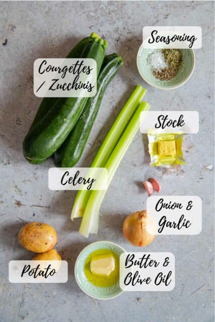 Slow Cooker Courgette Soup (Zucchini Soup) - Helen's Fuss Free Flavours