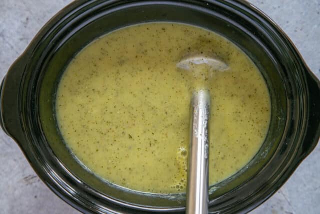 Slow Cooker Courgette Soup (Zucchini Soup) - Helen's Fuss Free Flavours