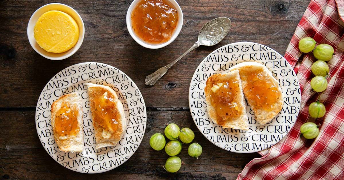 Easy Gooseberry Jam Recipe - Small Batch - Helen's Fuss Free Flavours