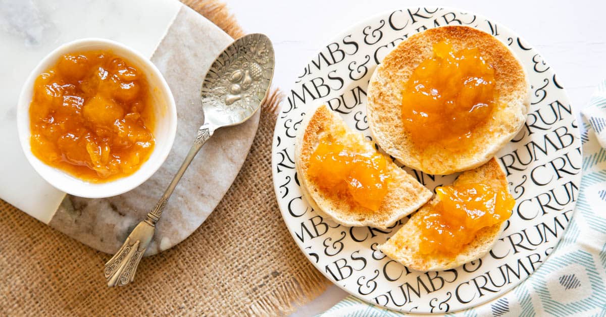 Easy Mango Jam Made With Frozen Mango - Helen's Fuss Free Flavours