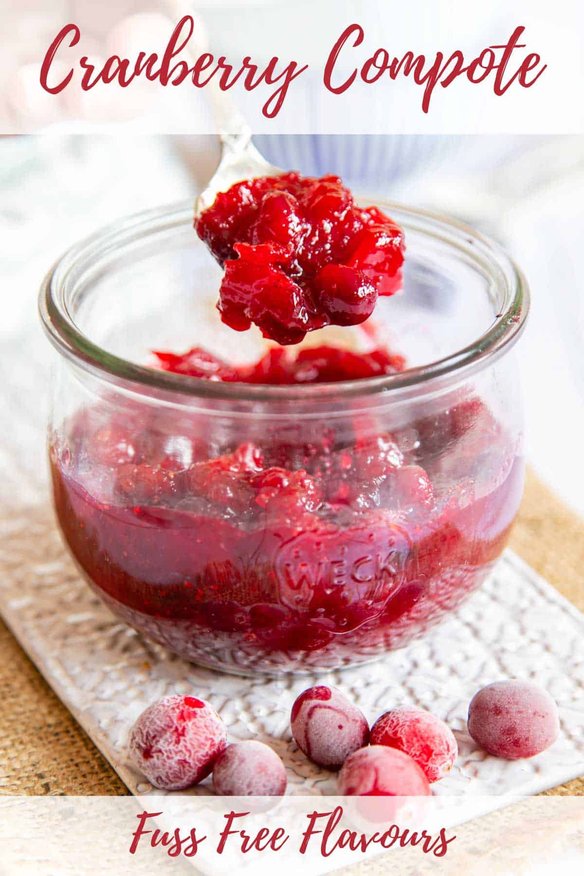 Cranberry Compote Recipe for Fruity Breakfasts and Desserts - Helen's ...