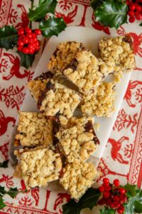 Mincemeat crumble bars - Helen's Fuss Free Flavours