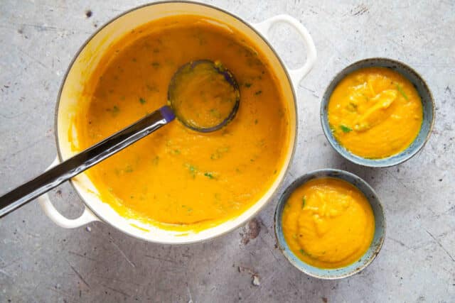 Easy Carrot and Swede Soup - Helen's Fuss Free Flavours