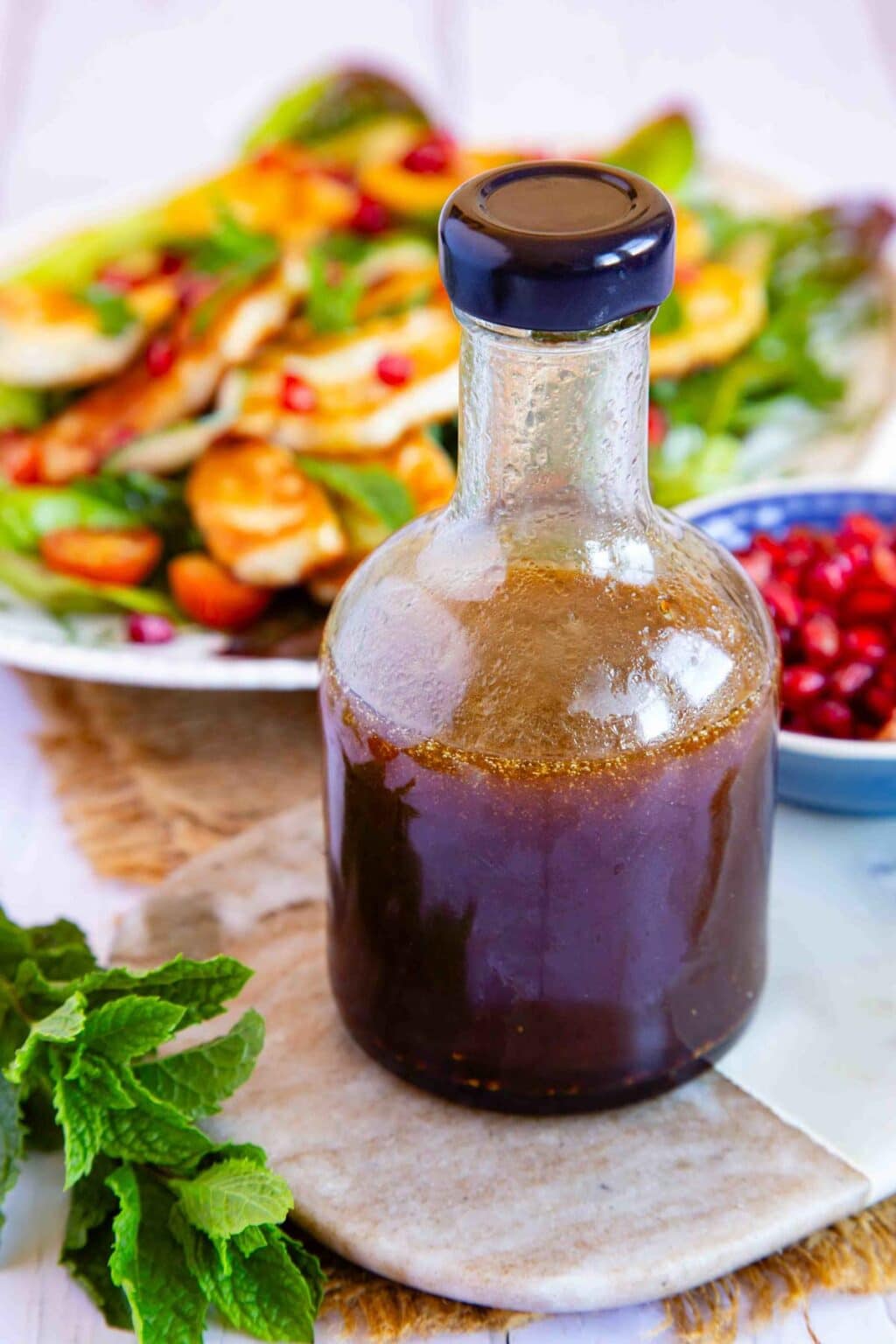Easy Pomegranate Salad Dressing - Helen's Fuss Free Flavours