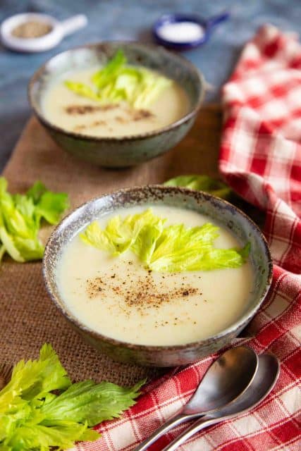 Easy Celery Soup Recipe - Helen's Fuss Free Flavours