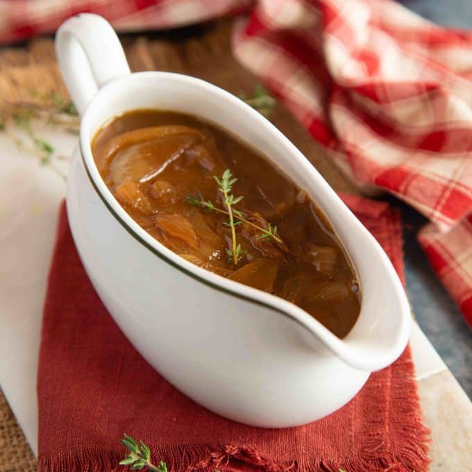 Easy Onion Gravy - Helen's Fuss Free Flavours