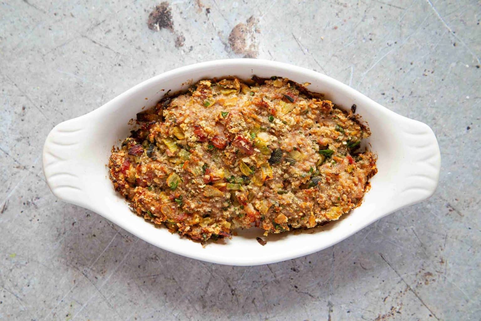 Sausagemeat stuffing from scratch (no packet mix) - Helen's Fuss Free ...