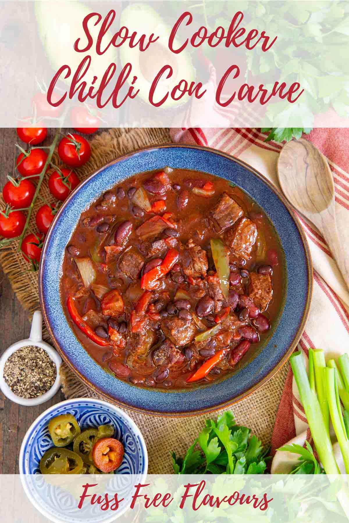 Slow Cooker Chilli Con Carne - Helen's Fuss Free Flavours