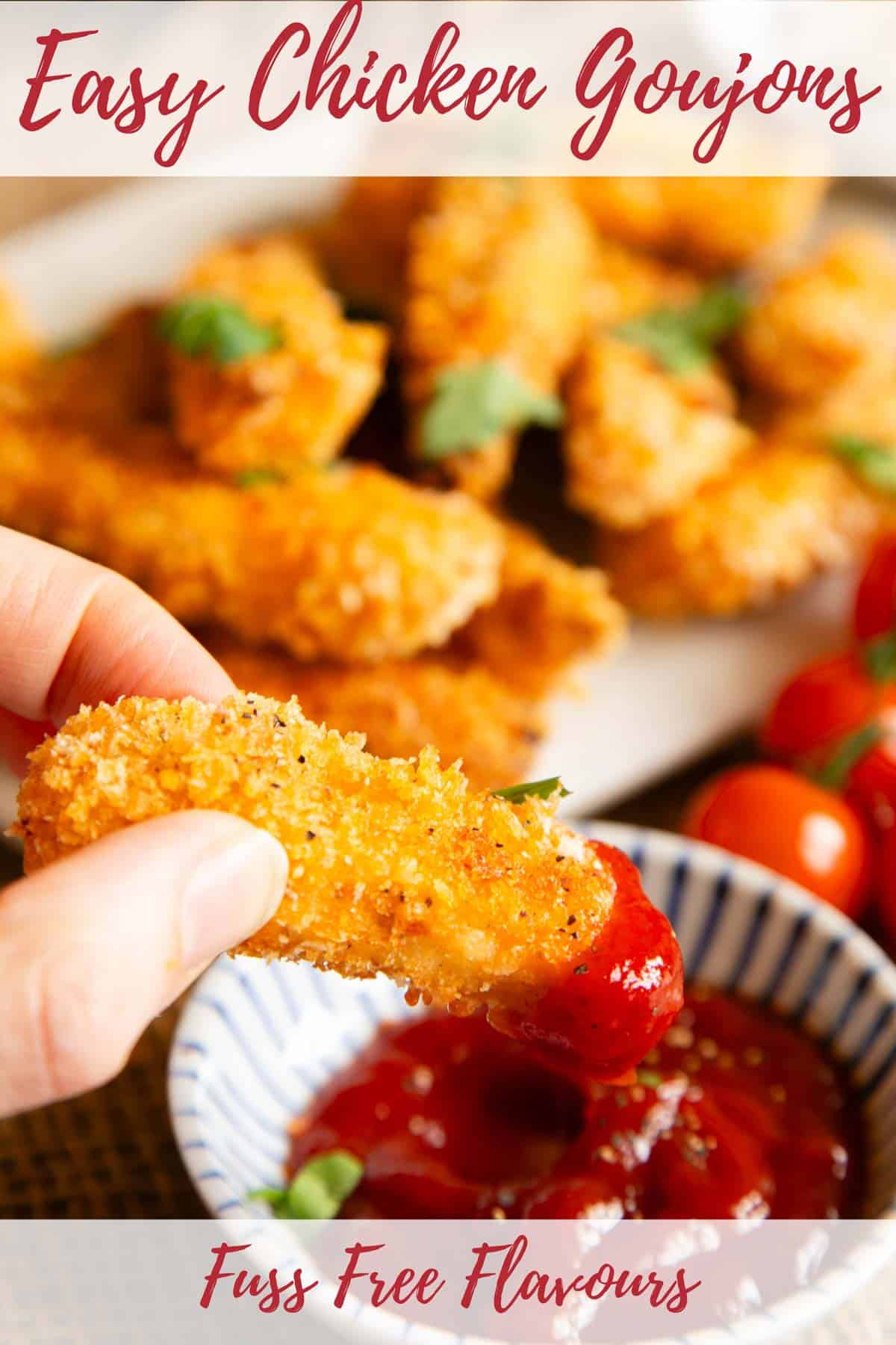 Easy Baked Chicken Goujons - Helen's Fuss Free Flavours