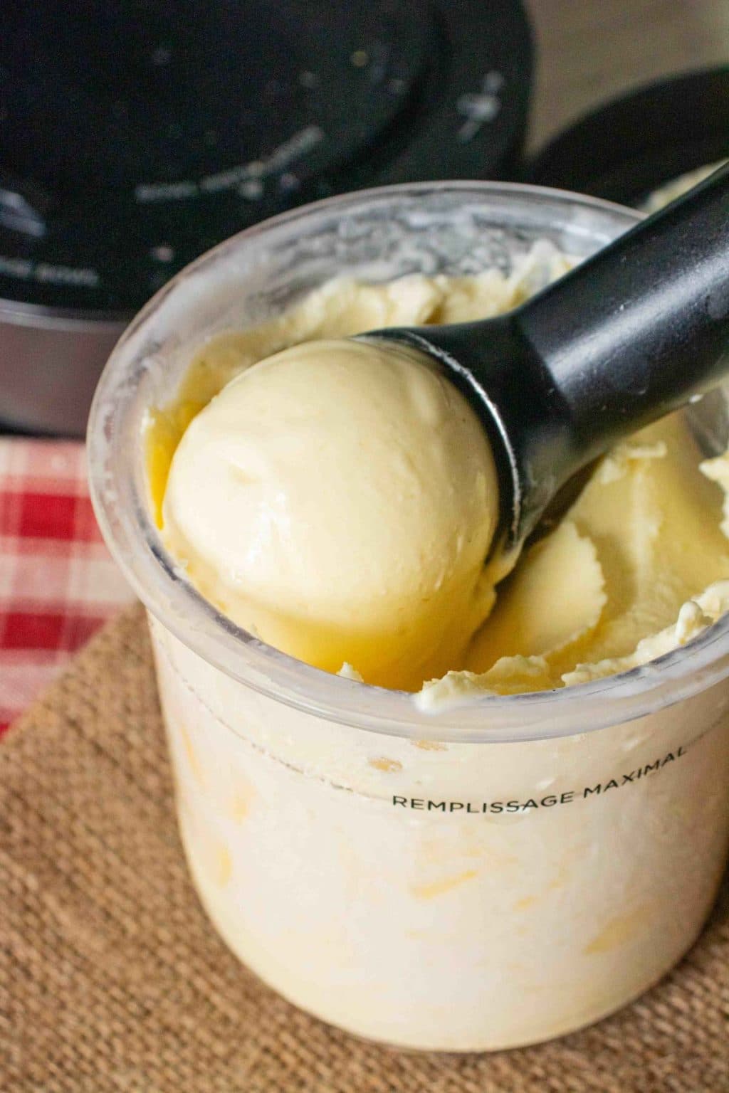 Ninja Creami Mango Frozen Yogurt (Froyo) - Helen's Fuss Free Flavours