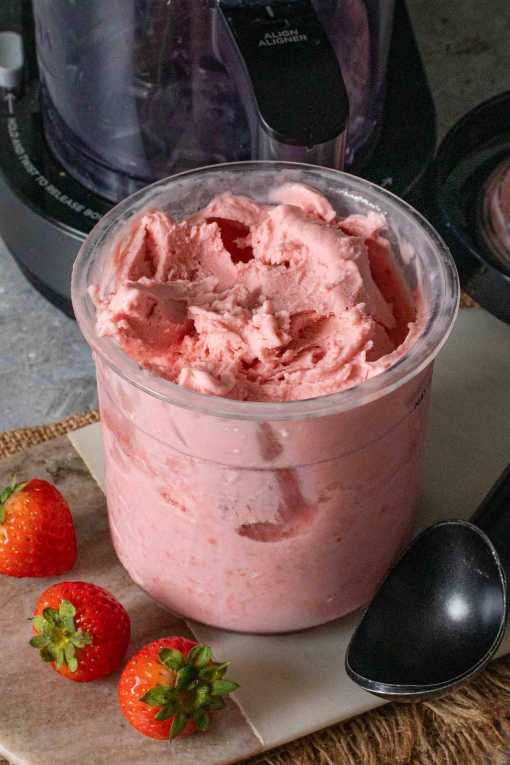 Strawberry Ice Cream (Ninja Creami) - Helen's Fuss Free Flavours