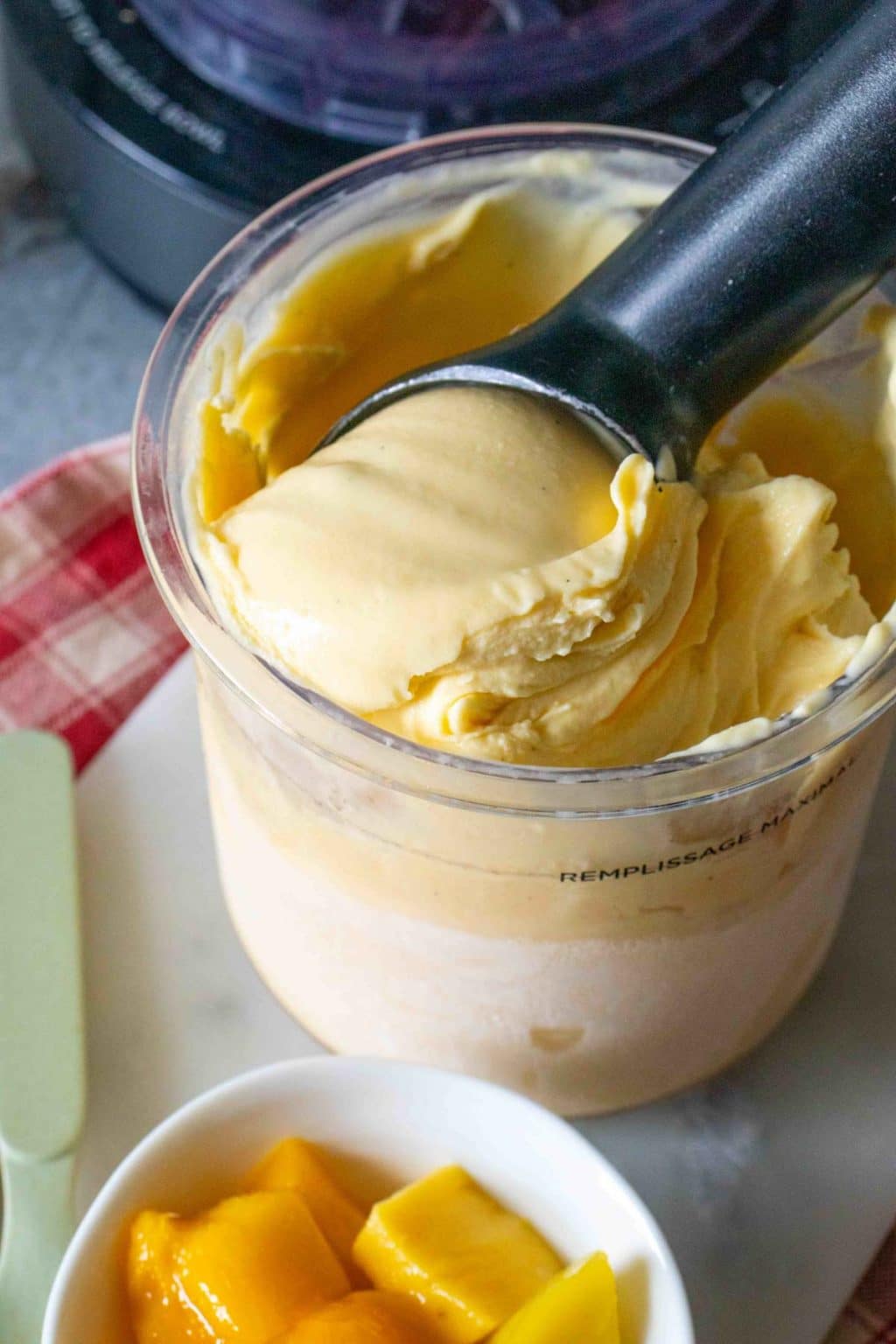 Mango Ice Cream (Ninja Creami) - Helen's Fuss Free Flavours