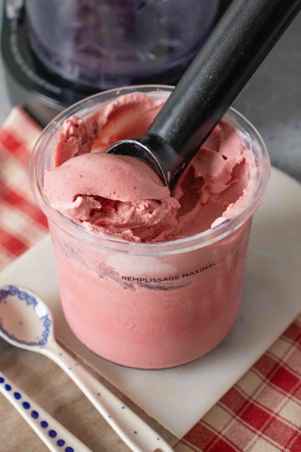 Cherry Frozen Yogurt (Ninja Creami) - Helen's Fuss Free Flavours