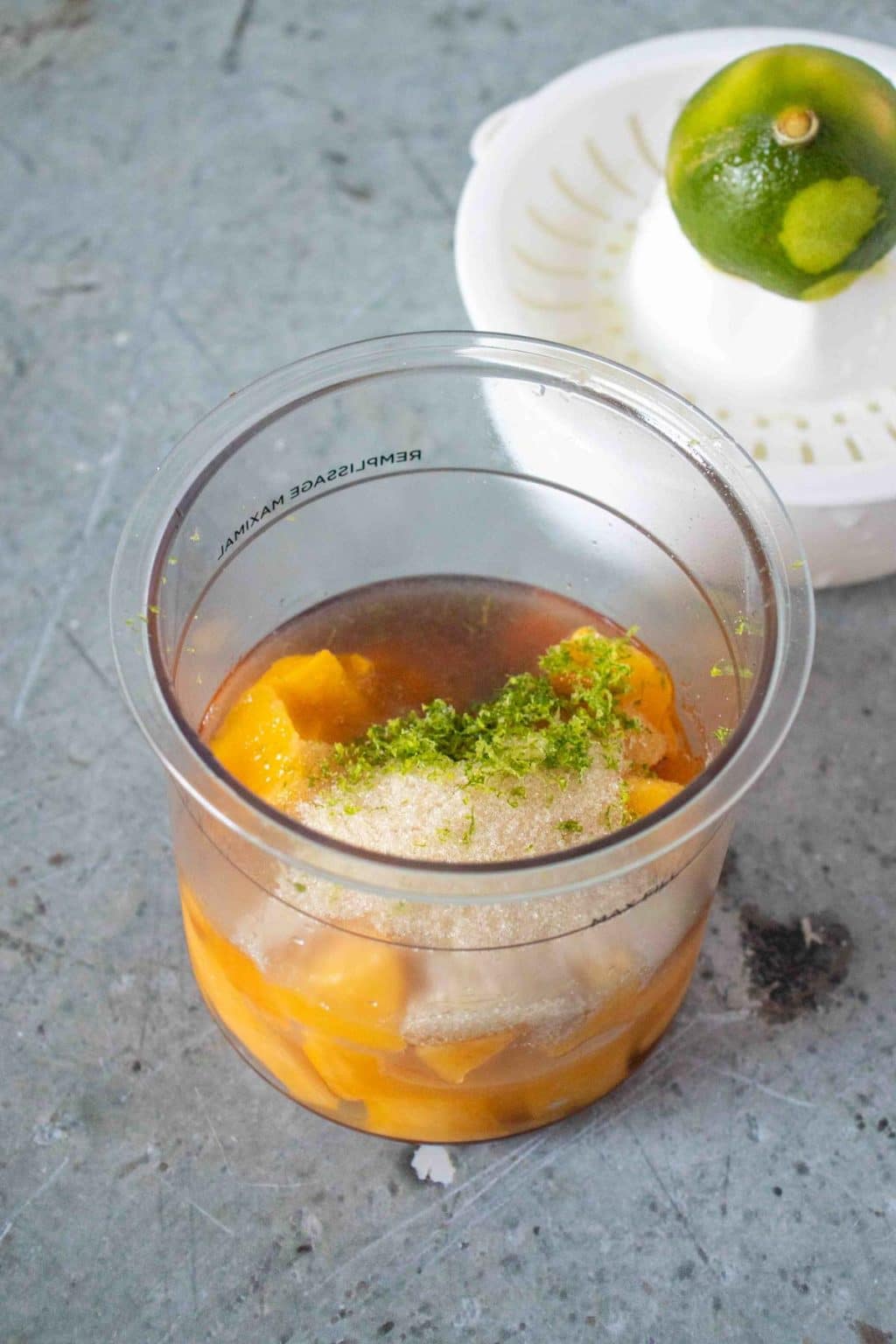 Ninja Creami Mango Sorbet - Helen's Fuss Free Flavours